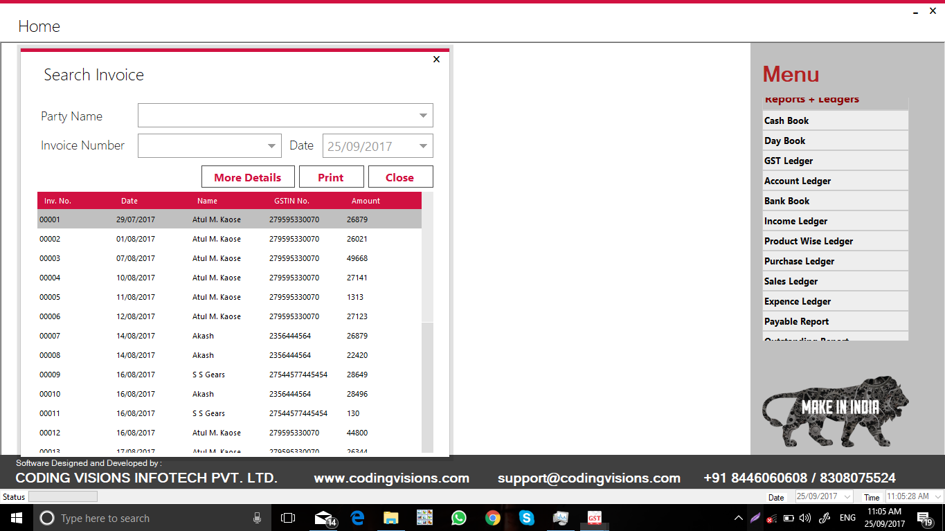 GST Accounting Software | Source Code by sagarmaher | CodeCanyon